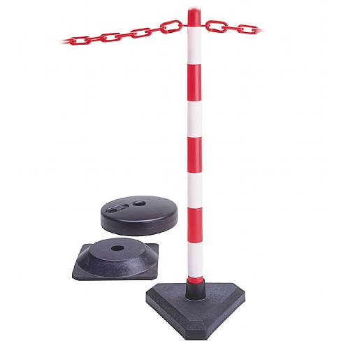 Chain Post, Durable Barrier Sets for Warehouses & Events