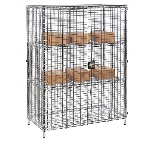 Wire Cage Storage | Lockable Mesh Cages for Secure Stock