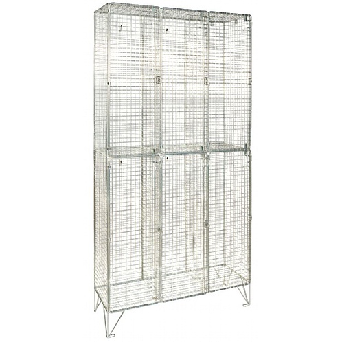 Wire Mesh Lockers | Open-Access Storage for Damp Workwear