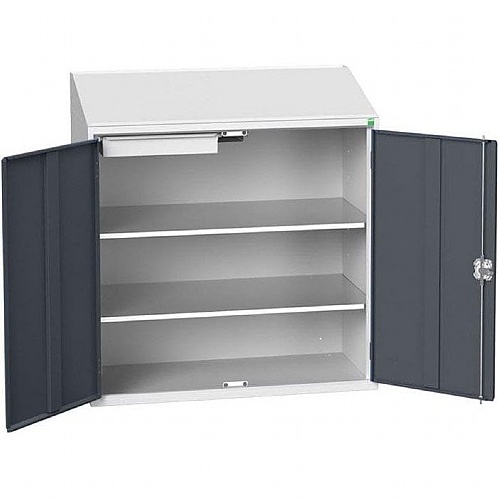 Sloping Top Cupboards with Half Width Drawers from our Sloping Top ...