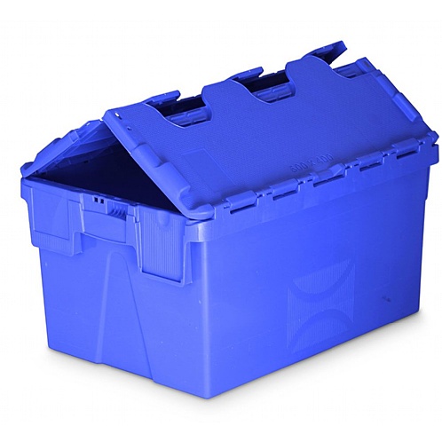 Attached Lid Containers, Stackable Plastic Storage UK