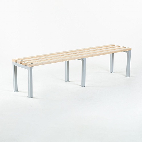 Changing Room Bench - Premier Beech Slats & Steel Frame