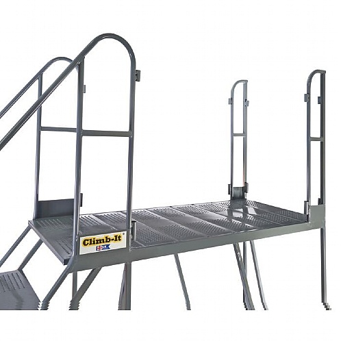 Work Platform - Heavy Duty Easy Slope with Handrails
