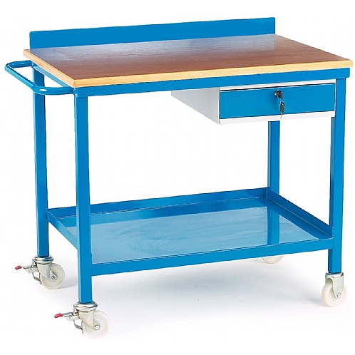 Mobile Workbench - 300kg Load with Drawer & Cupboard Options